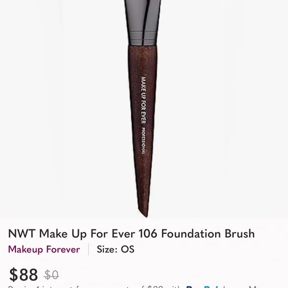 makeup forever foundation brush